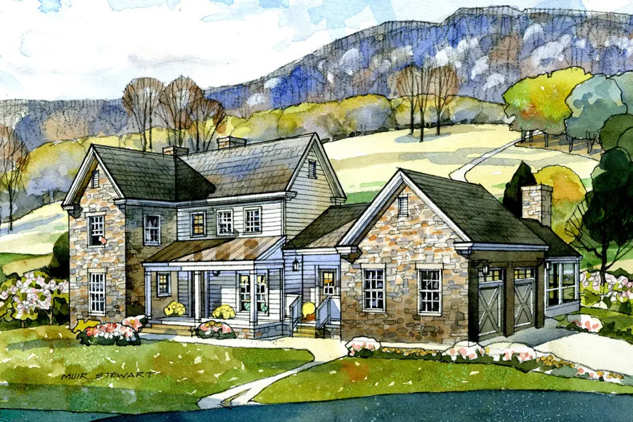 Valley View Farmhouse Plan | Southern Living House Plans